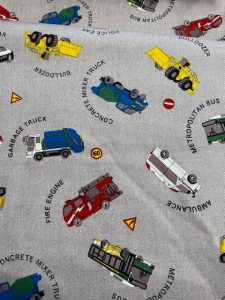 Handworks Working Vehicle Grey Linen by Maya Otani – Foxs cottage