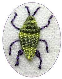 Garden of Embroidered Bugs by Beth Upstill – PRE-ORDER – Foxs cottage